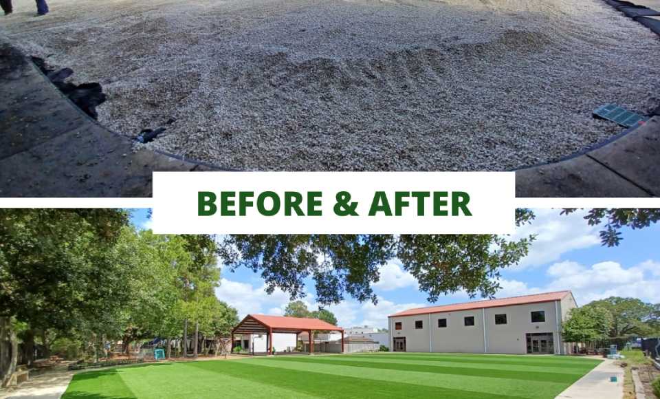 Post Oak School Artificial grass Project | Athletic Sport Turf | SYNLawn